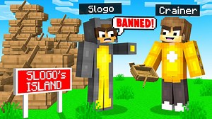 TROLLING SLOGO With 1000 BOATS In Minecraft! (Squid Island)