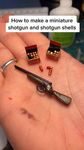DIY Miniature Shotgun and Shotgun Shells Crafting Tutorial