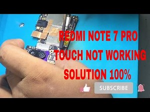 Redmi note 7 Pro | touch not working solution.