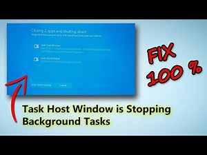 FIX - Task Host is stopping background tasks in Windows 10