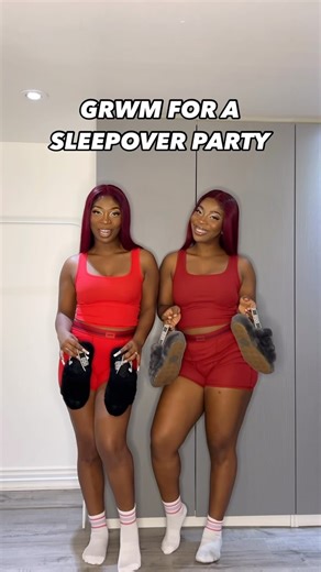 The coziest pjs ever #skims #skimstryon #sleepwear #twins #trending | Diva Sensations