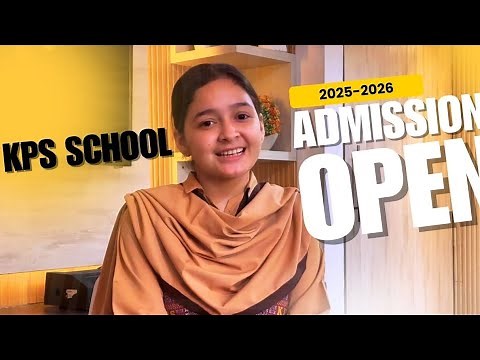 KPS School Admission 2025-2026 | A Bright Future Awaits Your Child