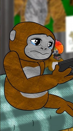 Still missing you 😞 #gorillatag #animation #K9