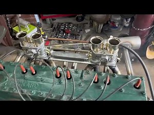 Packard straight 8 hear it run! #antique engine #hotrod #roadster project #dual carburetors