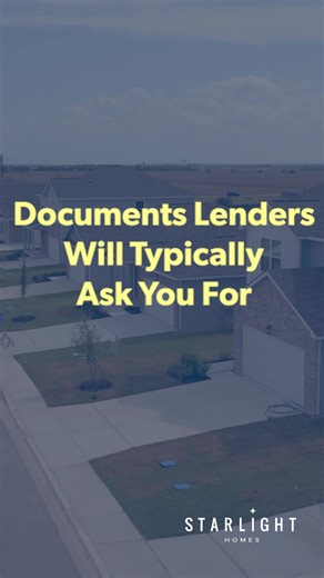 2.3K views | Starting the homebuying process?  Maria, our New Home Sales Consultant, explains the key documents lenders typically ask for during the mortgage process.  Knowing what to expect can make everything a lot smoother and less stressful, especially if it’s your first time buying. Want more homebuying tips? Visit the link! https://bit.ly/4lCi5RJ | Starlight Homes | Facebook