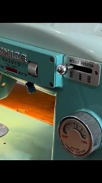 Threading my Vintage White Sewing Machine (model 1563)