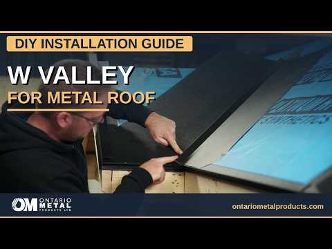 W Valley for Metal Roof - DIY Installation Guide