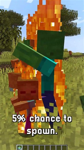 whats the rarest mob in minecraft? #minecraft #minecraftfacts