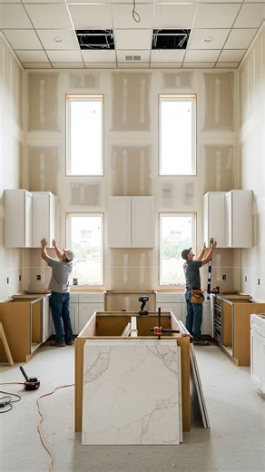 Before And After | The Kitchen Transmission #renovation #beforeafter #transformation