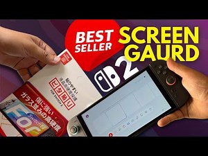 How to Apply Screen Protector on Nintendo switch 2 - Best screen Guard for Nintendo switch 2