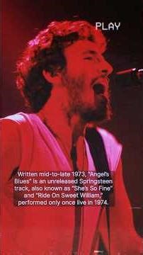 The story behind “Angel’s Eyes” by Bruce Springsteen