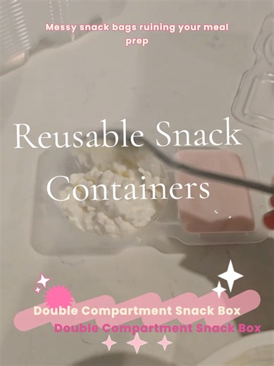 Keep snacks organized and mess-free with these reusable snap containers! Perfect for kids’ lunches, road trips, camp days, and every outing in between. Durable, easy to clean, and way better than crinkly snack bags. A mom-must-have—especially while they’re on Black Friday sale! #BlackFridayDeals #MomEssentials #SnackOrganization #KidsOnTheGo #EcoFriendlyFinds