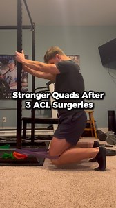 5 of my favorite Exercises that helped me gain my quad strength back after having 3 ACL Surgeries Banded Sissy Planks train your quads to stay loaded through a deep knee-dominant angle, building strength and stability where your thighs have to work the hardest. Spanish Squats create a powerful analgesic effect because the band forces your quads to contract hard without letting your knees glide forward, which instantly reduces patellar stress and sends a signal to the brain that the joint is safe