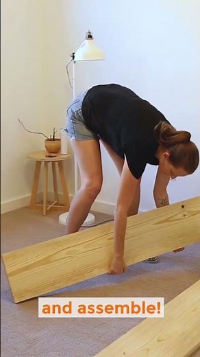 How to build an EASY bed platform #shorts
