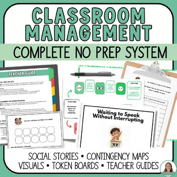 Behavior Management: Social Stories Token Boards Visual Contingency Maps No Prep