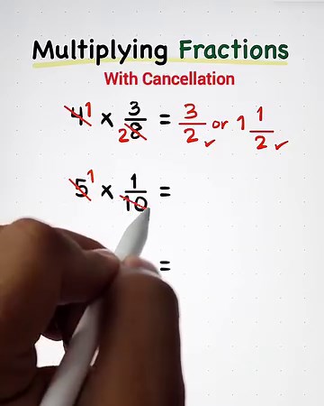 Multiplying Fractions with Cancellation ❤️📚 Visit our youtube channel: https://youtube.com/@MathTeacherGon #math #fractions #teachergon #civilserviceexamreview | Ako si Teacher Gon
