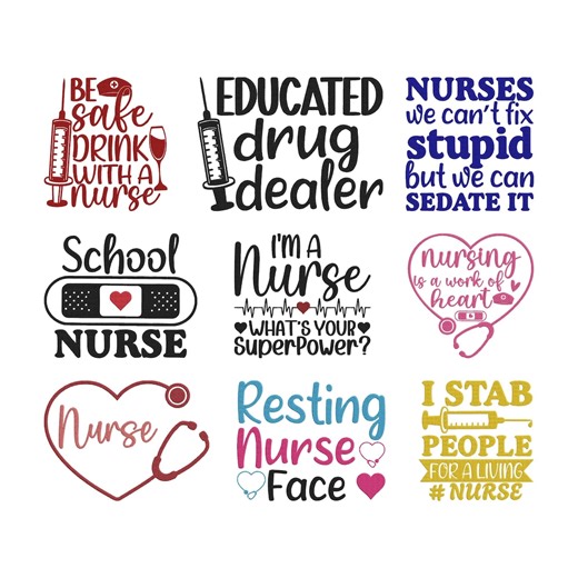 Nurse Quote Medical Saying Embroidery Design, Nurse Quote Medical Machine Embroidery File, 9 Design, 8 Size, Instant Download - Etsy Canada