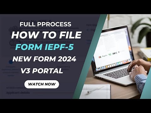 How to file IEPF-5 form online on V3 portal | IEPF form filing online | IEPF-5 on MCA V3 portal 2024