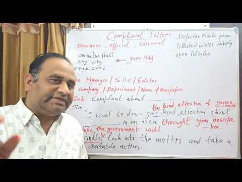 COMPLAINT LETTER,NOTE MAKING, NOTICE, ADVERTISEMENT,POSTER ,VERBS,MODALS ,VOICE & NARRATION #english