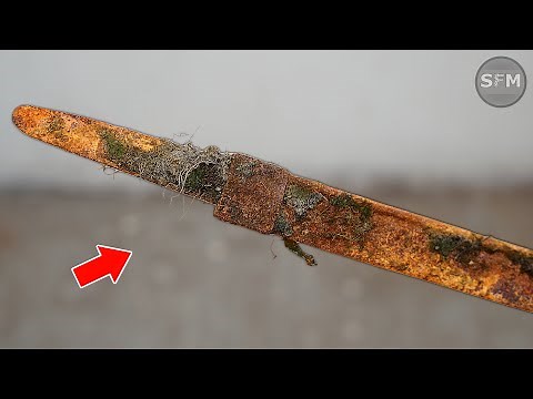 Restoration a Old Buried Japanese Katana Sword - From Rust to Glory