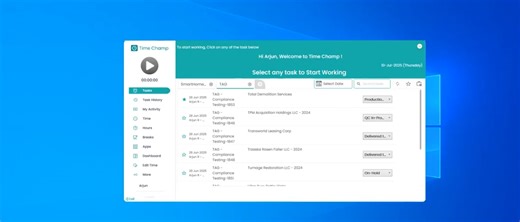 Time Champ Workflow Mangement Agent Demo