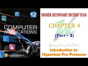 Chapter 4 (Part 2) | Introduction to Hypertext Pre-Processor | TN board 12th Computer Application