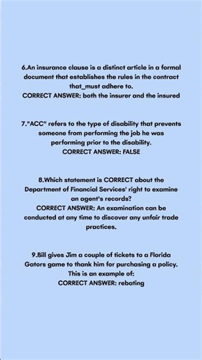 Florida 2 15 Insurance License Exam Latest Questions and Answers