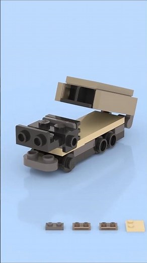 LEGO Micro Missile Launcher Truck 🚛💣 So Small… Yet So Explosive! 💥 #lego