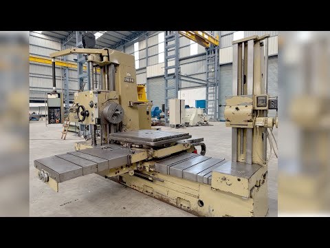 WMW-Union BFT-90/3 Horizontal Boring Machine - with Facing Chuck, Tail-Stock & Milling Head
