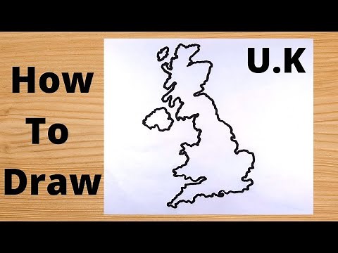 United Kingdom Map Drawing - Hidden Trick