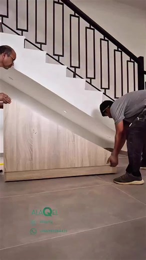 What a stunning job here, this is a great way to get more storage in a space in which would be useful otherwise Credit @alaqelg #staircase #stairways #homerenovation #houserenovation #homedecor