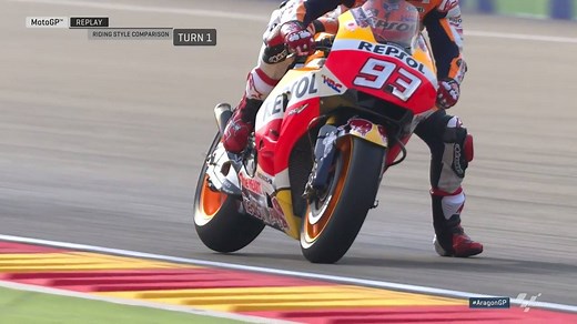 Marc Márquez and the amazing smoking boot! #AragonGP | MotoGP