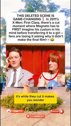 During X-Men: First Class (2011) – WHY Was This Deleted Scene Cut 🎬