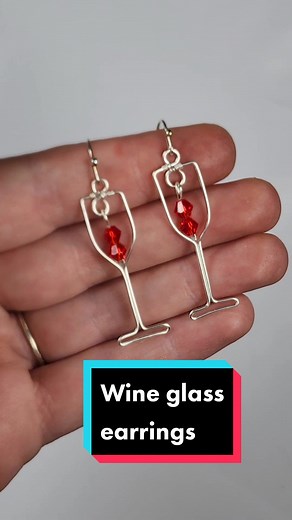 DIY Wine Earring Tutorial | Wire Wrap Jewelry