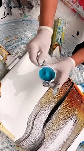 Whoa! Paint Swipe! So cool! 🌲🌲🤩🤩 #trythisout #wallart #artproject #fluidpainting #fluidart #painttechniques #swipetechnique #diyart | Waterfall Acrylics