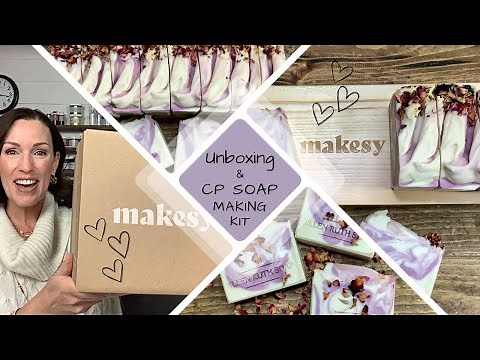 Let's Make Soap❣️ MAKESY Unboxing & Beginner Cold Process Soap Making Kit | Ellen Ruth Soap