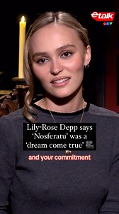19K views · 117 reactions | Lily-Rose Depp tells us why she gave 110% while filming her new horror film, ‘Nosferatu’ 率 ‘Nosferatu’ is in theatres December 25. #LilyRoseDepp #movie #interview #horror #Nosferatu | etalk | Facebook