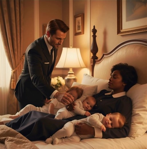 Aucune domestique n’a survécu un seul jour avec les triplés du milliardaire… Jusqu’à ce que la femme noire arrive et fasse ce que personne ne pouvait faire… On disait qu’aucune domestique ne pouvait tenir un seul jour dans le manoir des Carter. Pas un seul. Derrière les hautes grilles de fer du domaine d’Ethan Carter, les sols en marbre brillaient, les lustres scintillaient et les fontaines murmuraient dans les jardins. Mais à l’intérieur de ces murs polis vivaient trois tempêtes déguisées en en