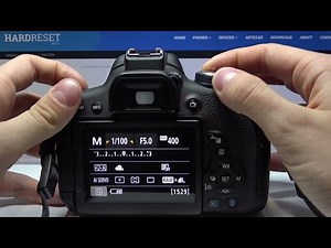 Switch Between Dark and White Mode on Canon Rebel 750D - Chang...