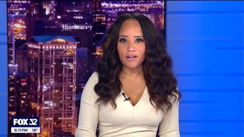 Illinois Institute of Technology students build 12-foot colorful ice tower on campus