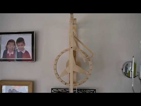 Wooden Clock Escapement 4 (Pinwheel)