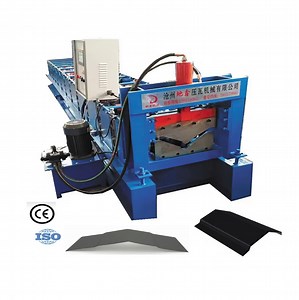 [Hot Item] Metal Ridge Cap Roll Forming Machine Steel Galvanized Roofing Ridge Tile Cap Making Machinery