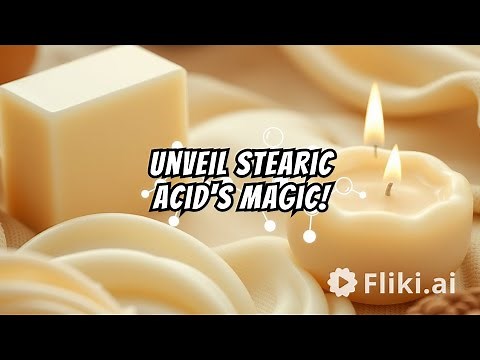 The Secret Behind Soaps and Candles! | Stearic Acid Explained