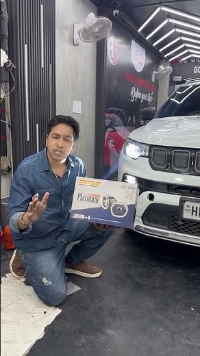 🔥 Jeep Compass Projector Lights Upgrade with Genome – Sharp Looks & Brighter Vision! 🚗💡