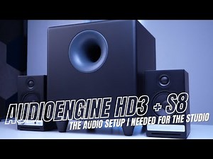 Spiced up my studio audio with AudioEngine HD3 and S8 Powered Subwoofer