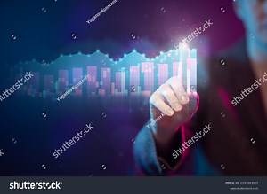 Office Woman Touching Finger Virtual Screen Stock Photo 2193043057 | Shutterstock