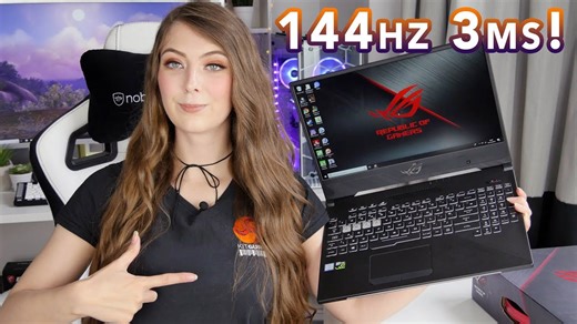ASUS ROG Strix Hero II gaming laptop - 3ms 144Hz, GTX 1060, i7-8750H