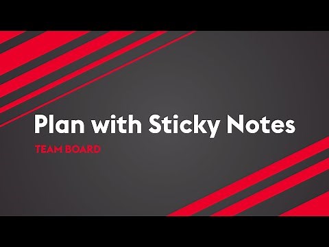 Plan with Sticky Notes - piplanning app (Lesson #5)