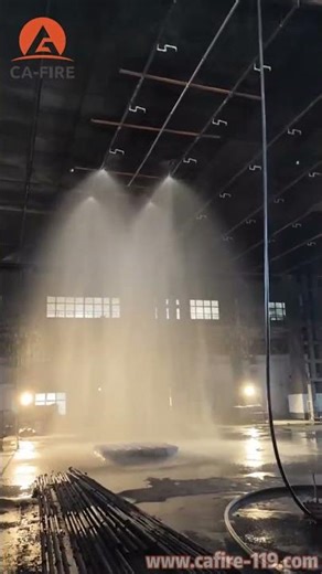 K161 Warehouse Sprinkler Water Distribution Test#FireSafety #WarehouseSprinkler #FireProtection