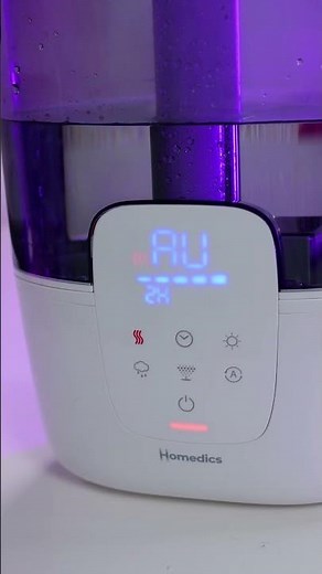 Homedics 2G Top Fill Warm & Cool Mist Ultrasonic UVC Humidifier | QVC